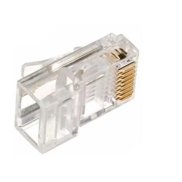 10 UNIDADES = Conector RJ-45 Cat6 GIGA 10/100/1000 MBPS Macho RJ45 ...