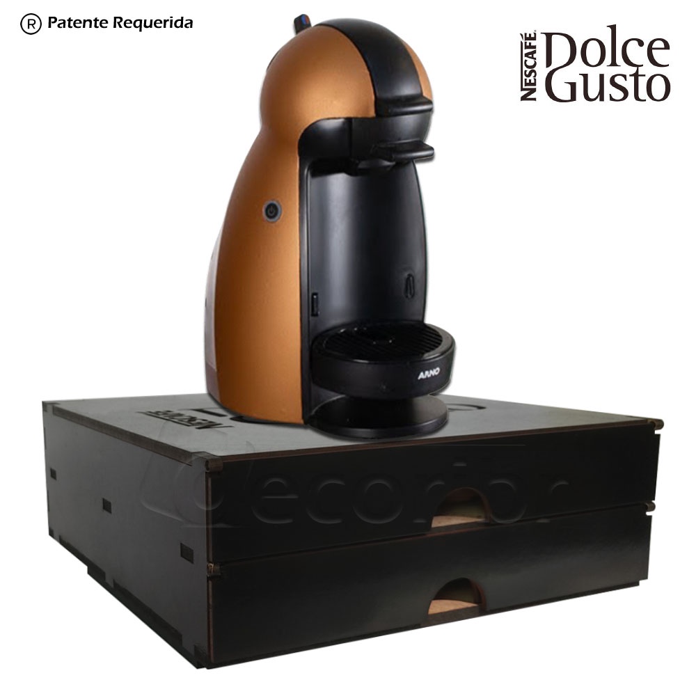 Porta Capsula Dolce Gusto 32 caps, Nespresso 50 caps ou Três Corações ...