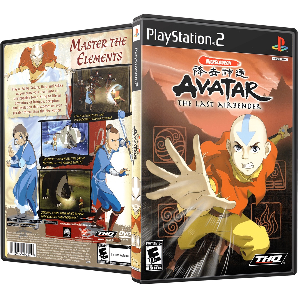 Avatar - The Last Airbender (USA) para ps2 | Shopee Brasil