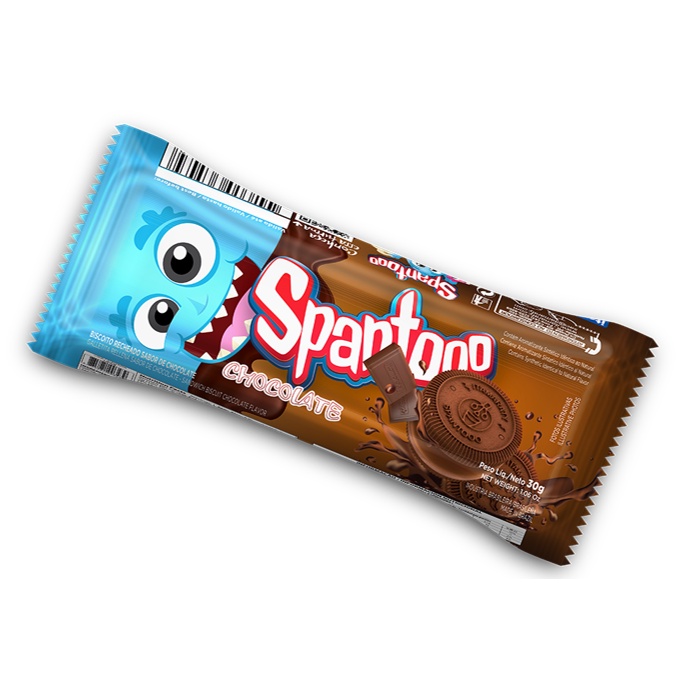 Und Biscoito Recheado Mini Spantooo 30g | Shopee Brasil