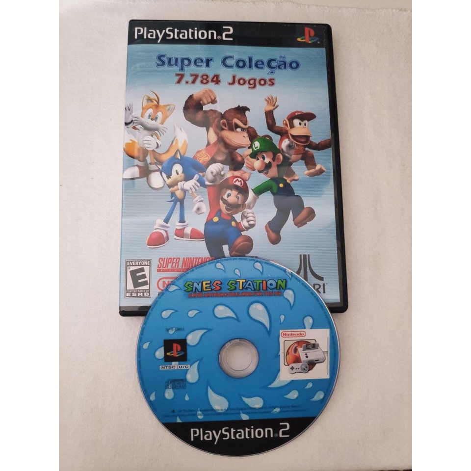 Jogo Super Coleção 7784 Jogos PS2 Lacrado - Escorrega o Preço