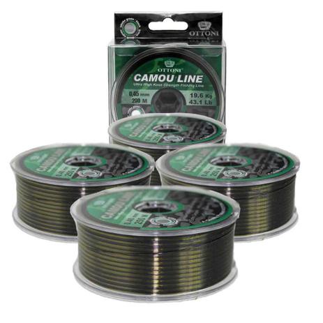 Linha de Pesca Monofilamento Camou Line 300m 0.30mm 26.8lbs Safari Max ...