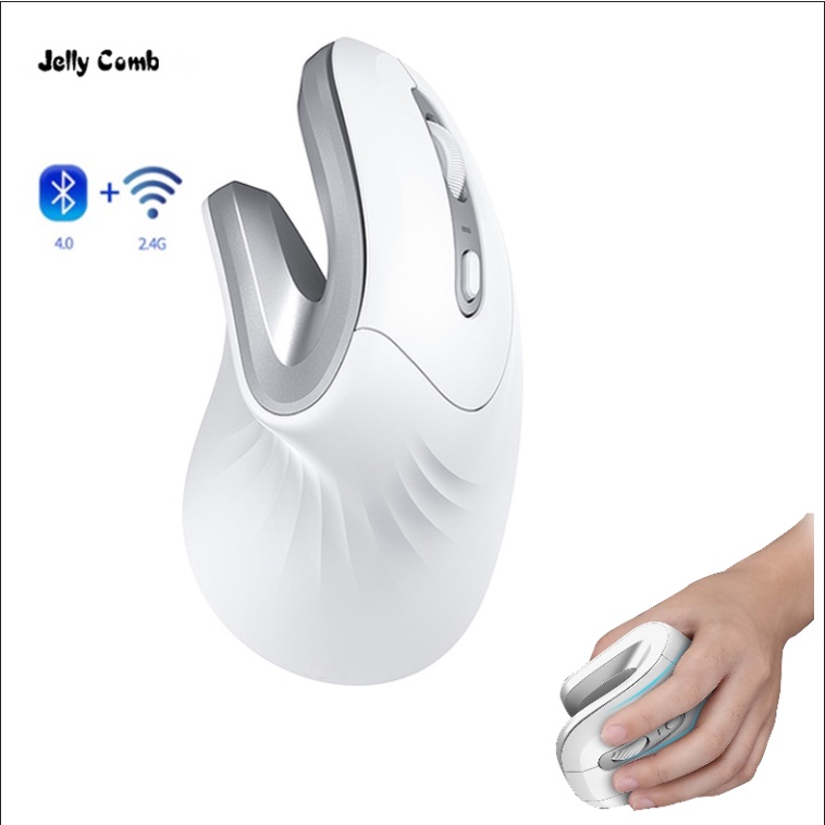 RGB Rato Vertical Sem Fio Bluetooth-compati Para i P a-d Computador ...