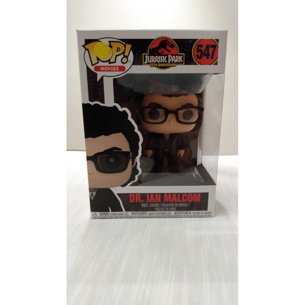 FUNKO POP! - Dr Ian Malcolm - 547 - Filmes/Jurassic Park - Original e Novo! | Shopee Brasil