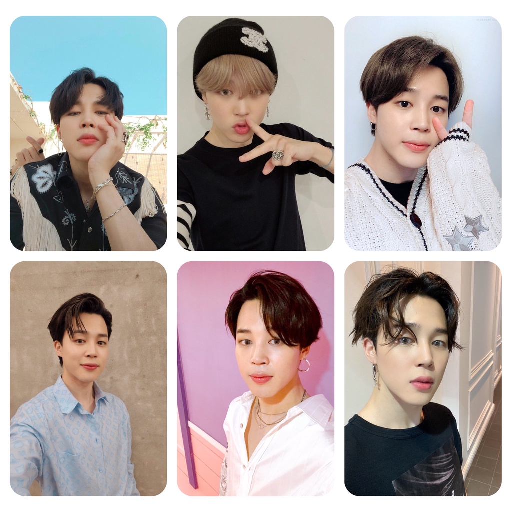 Photocard Jimin-bts(6 unidades) | Shopee Brasil