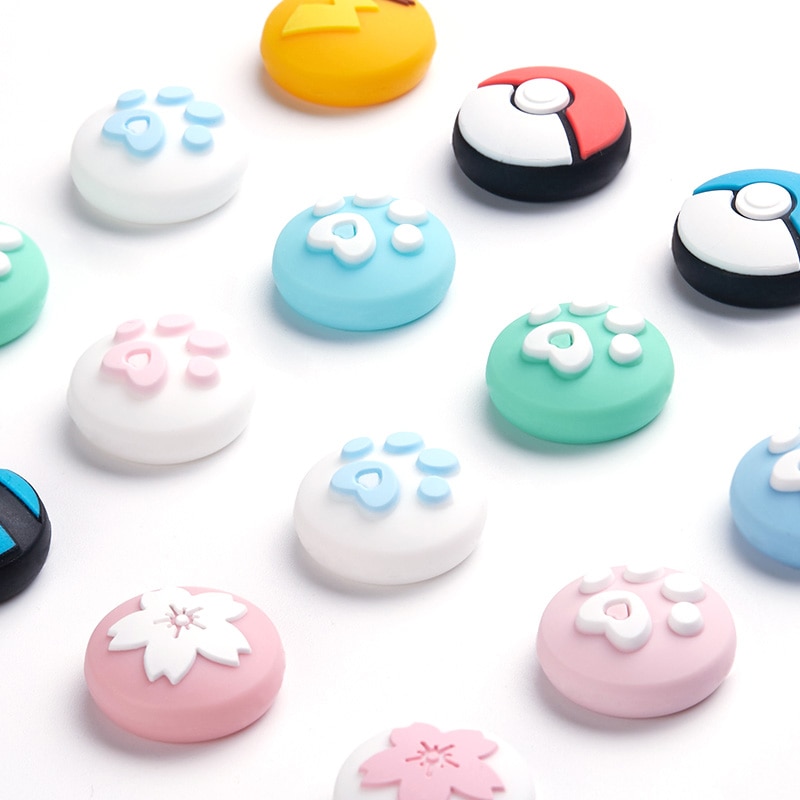 4Pcs for Nintendo Switch Joy Con Cap Case JoyCon Joystick Cap Nintend ...