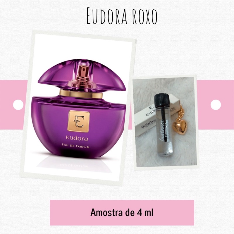 Eudora Roxo Amostra de 4ml | Shopee Brasil