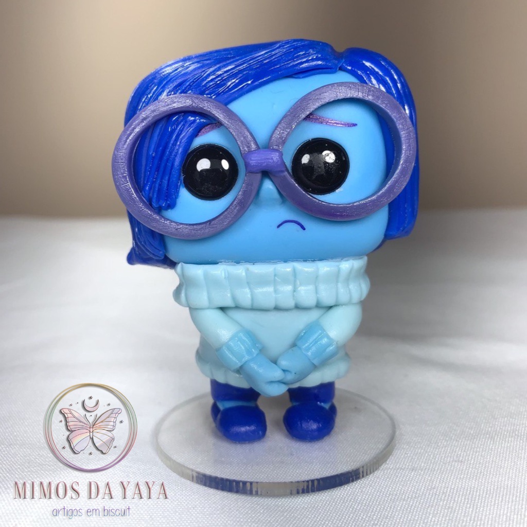 Tristeza Divertidamente Funko Pop Artesanal - Custom Pop Sadness ...