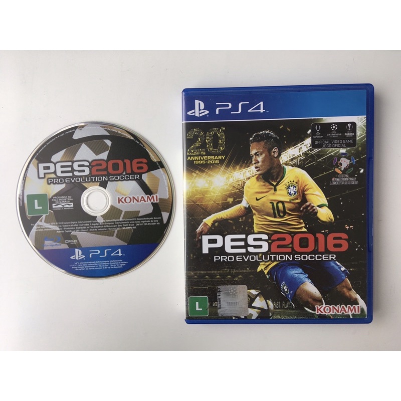 PES 2016 Pro Evolution Soccer PS4 Mídia Física Original pronta entrega ...