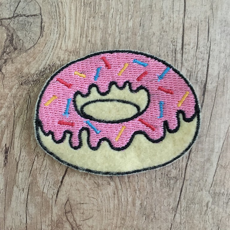 PATCH BORDADO TERMOCOLANTE - DONUT FOFINHO | Shopee Brasil