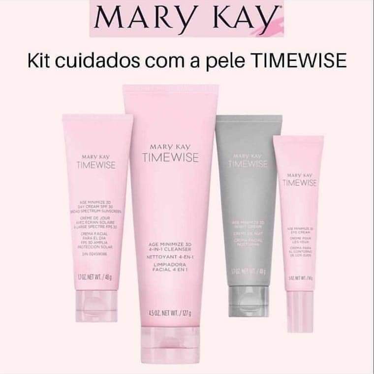 Sistema anti idade Timewise 3D Mary Kay - Pele linda sem manchas - Tratamento melasma | Shopee ...