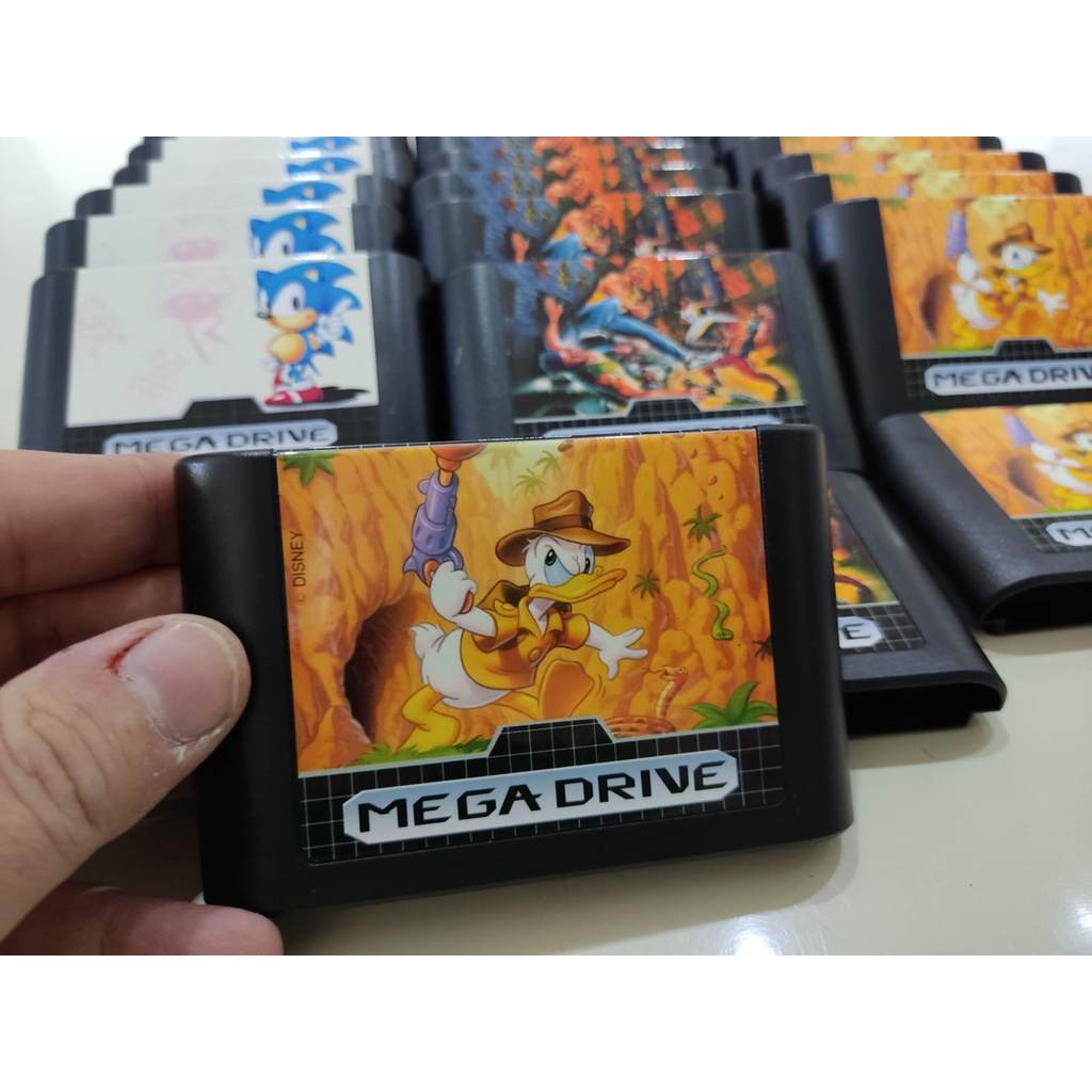 Cartucho de Mega drive escolha o título | Shopee Brasil