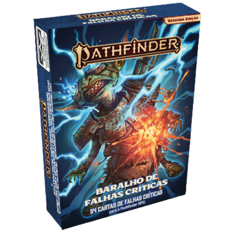 Pathfinder 2E RPG: Baralho de Falhas Críticas | Shopee Brasil
