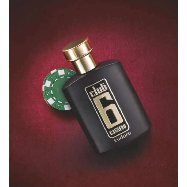 Colônia Desodorante Club 6 Cassino 95ml Eudora | Shopee Brasil
