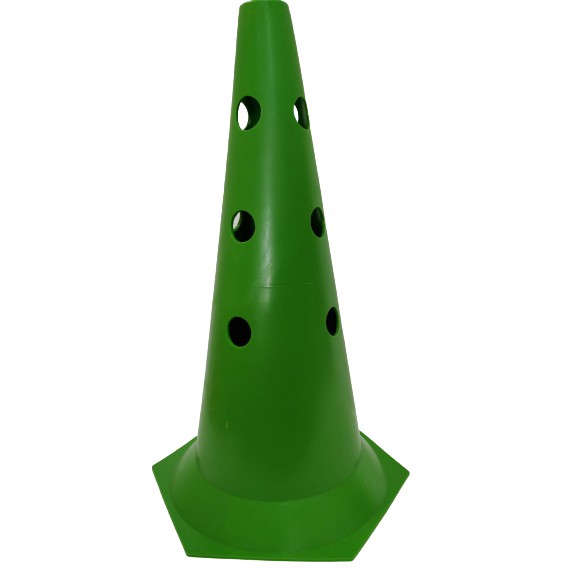 Cone 50 cm Cone de Treino de Futebol Cone Sinalização Cone Furado ...