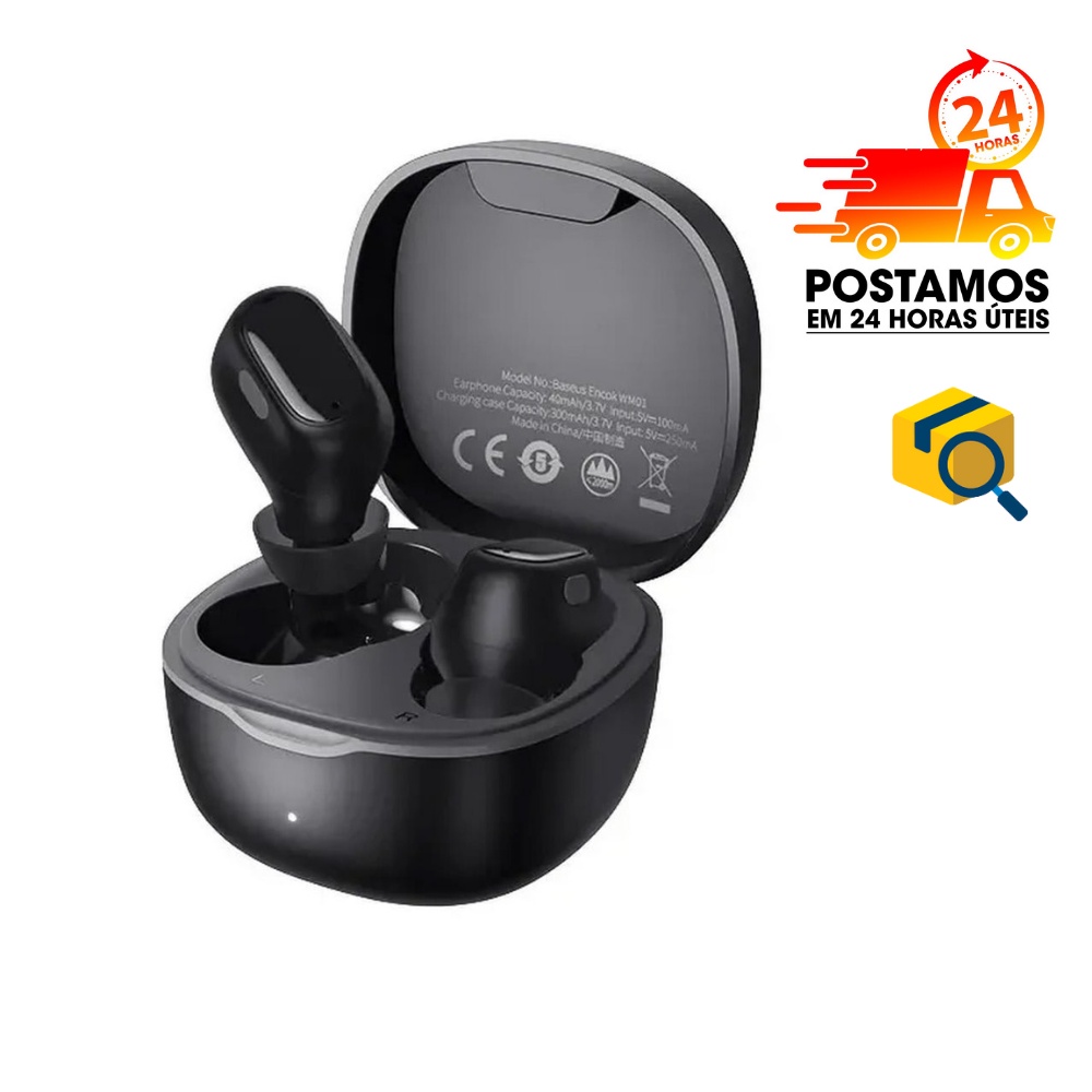 Fone de Ouvido Bluetooth Baseus Encok TWS WM01 - WM01 Plus - W12 ...