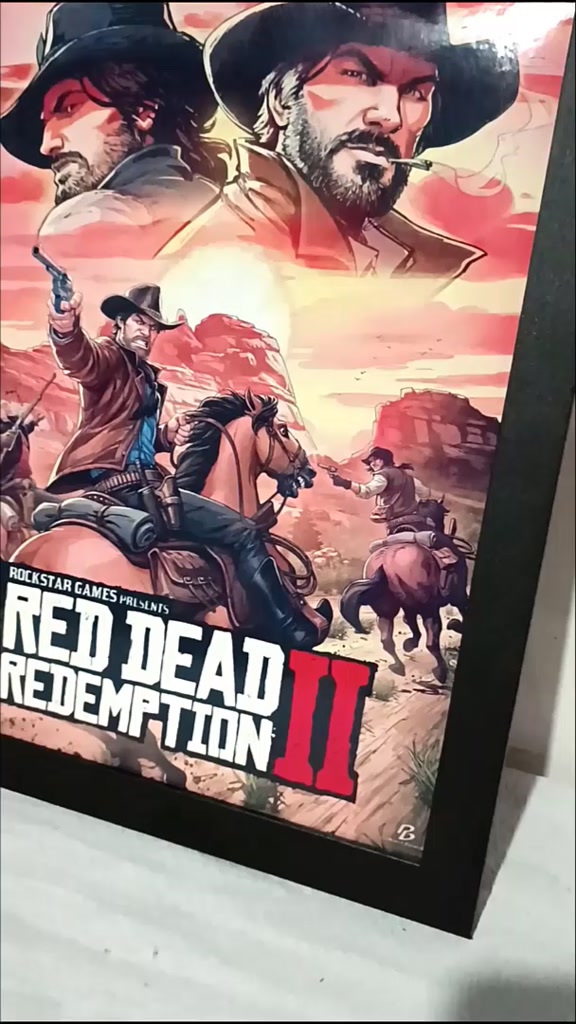 Quadro decorativo - red dead redemption 2 | Shopee Brasil