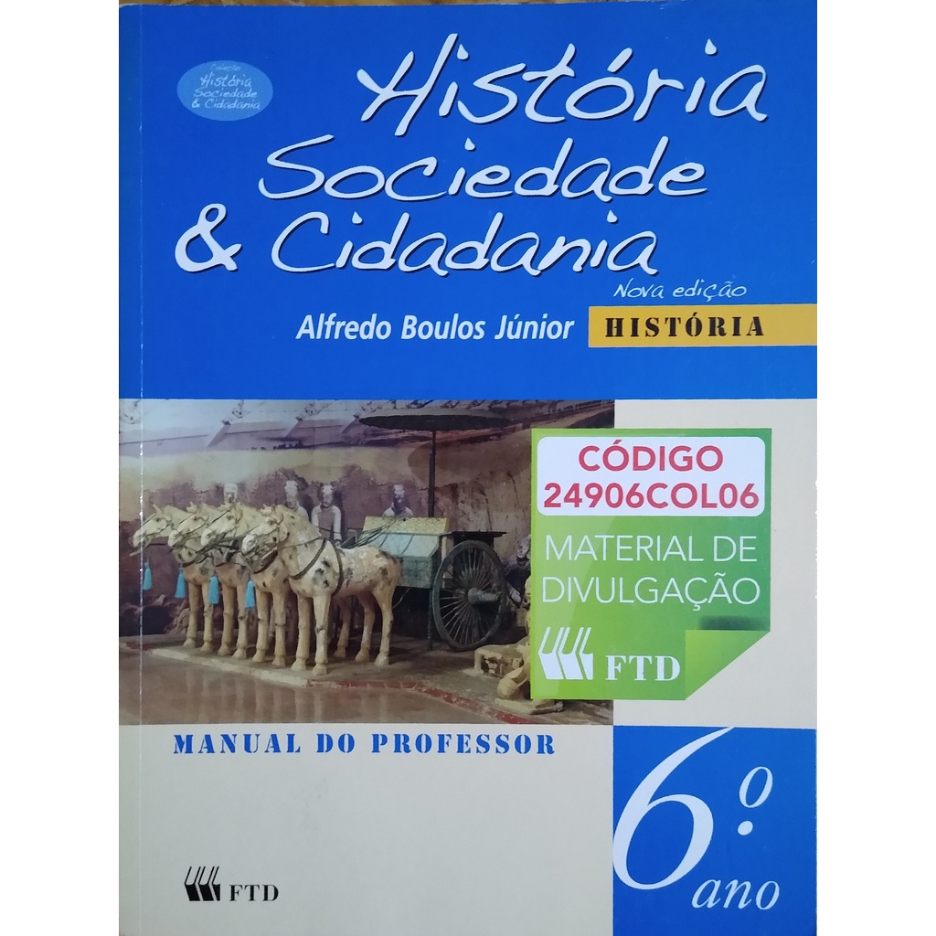 HISTORIA SOCIEDADE & CIDADANIA 6º ANO | Shopee Brasil