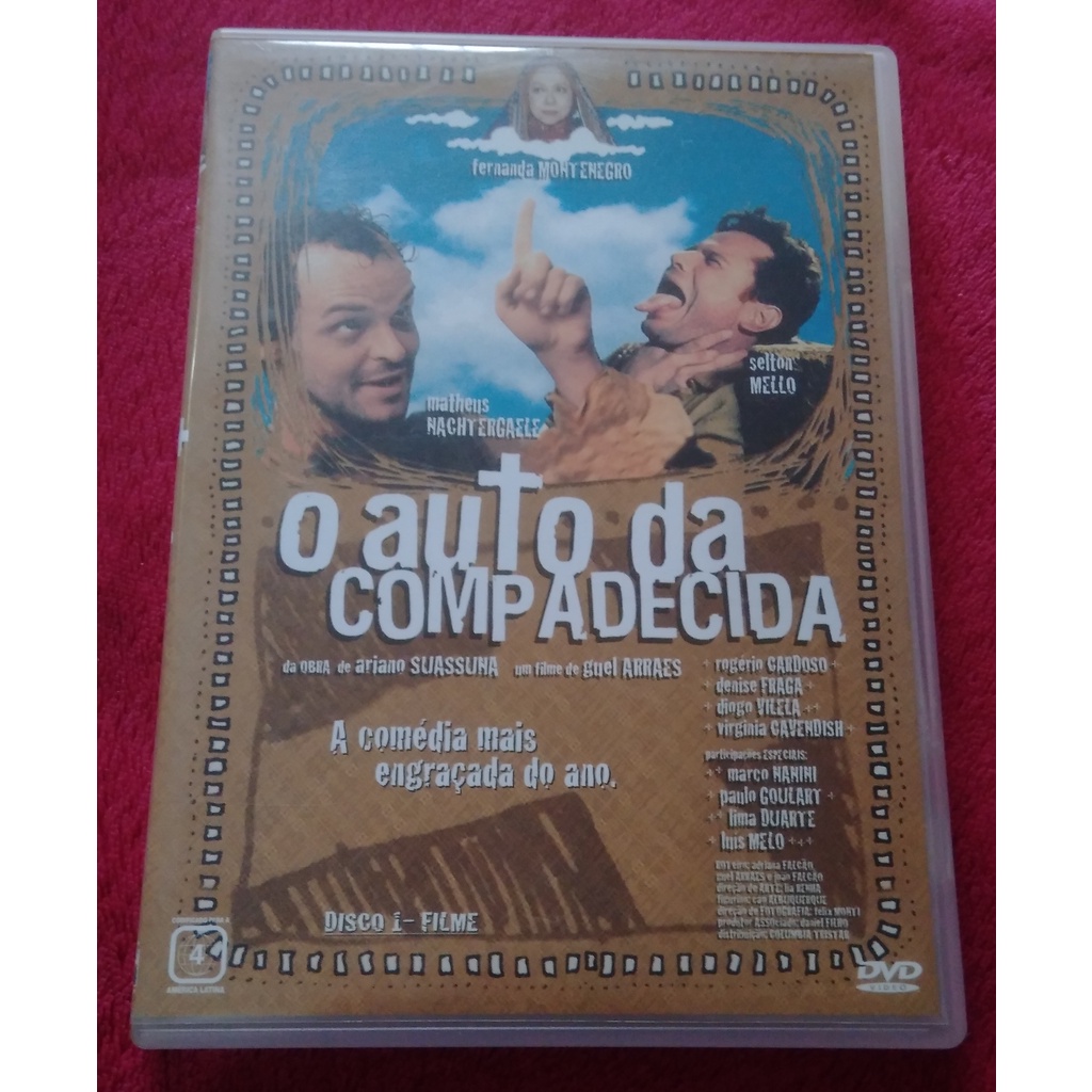 DVD ORIGINAL "O AUTO DA COMPADECIDA" - DUPLO: FILME + SÉRIE - CINEMA ...