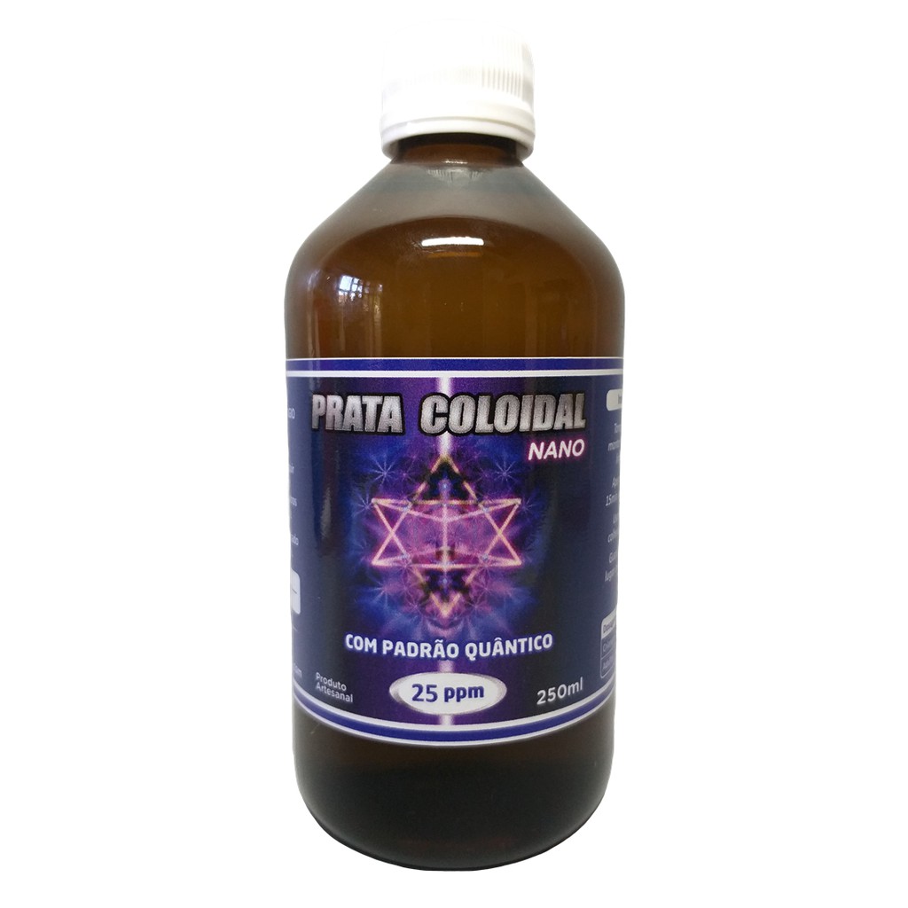 Prata Coloidal Nano 25-100ppm 250ml | Shopee Brasil