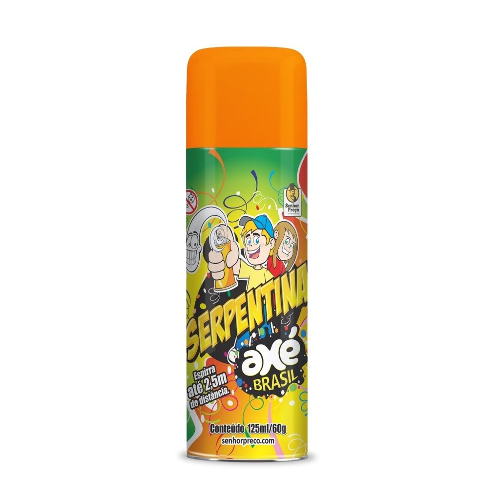 SPRAY SERPENTINA 125ML LARANJA | Shopee Brasil