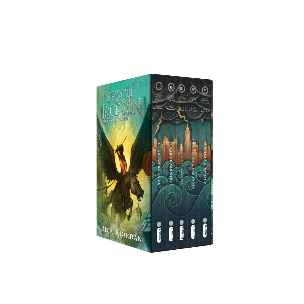 Box Percy Jackson e os Olimpianos - Capa Nova | Shopee Brasil