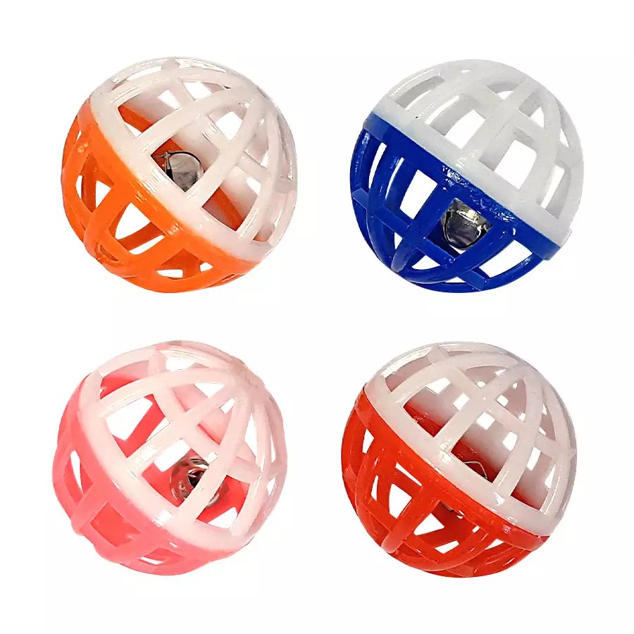 Brinquedo Bolinha Com Guizo Para Gato 1 Unidade Colorida | Shopee Brasil