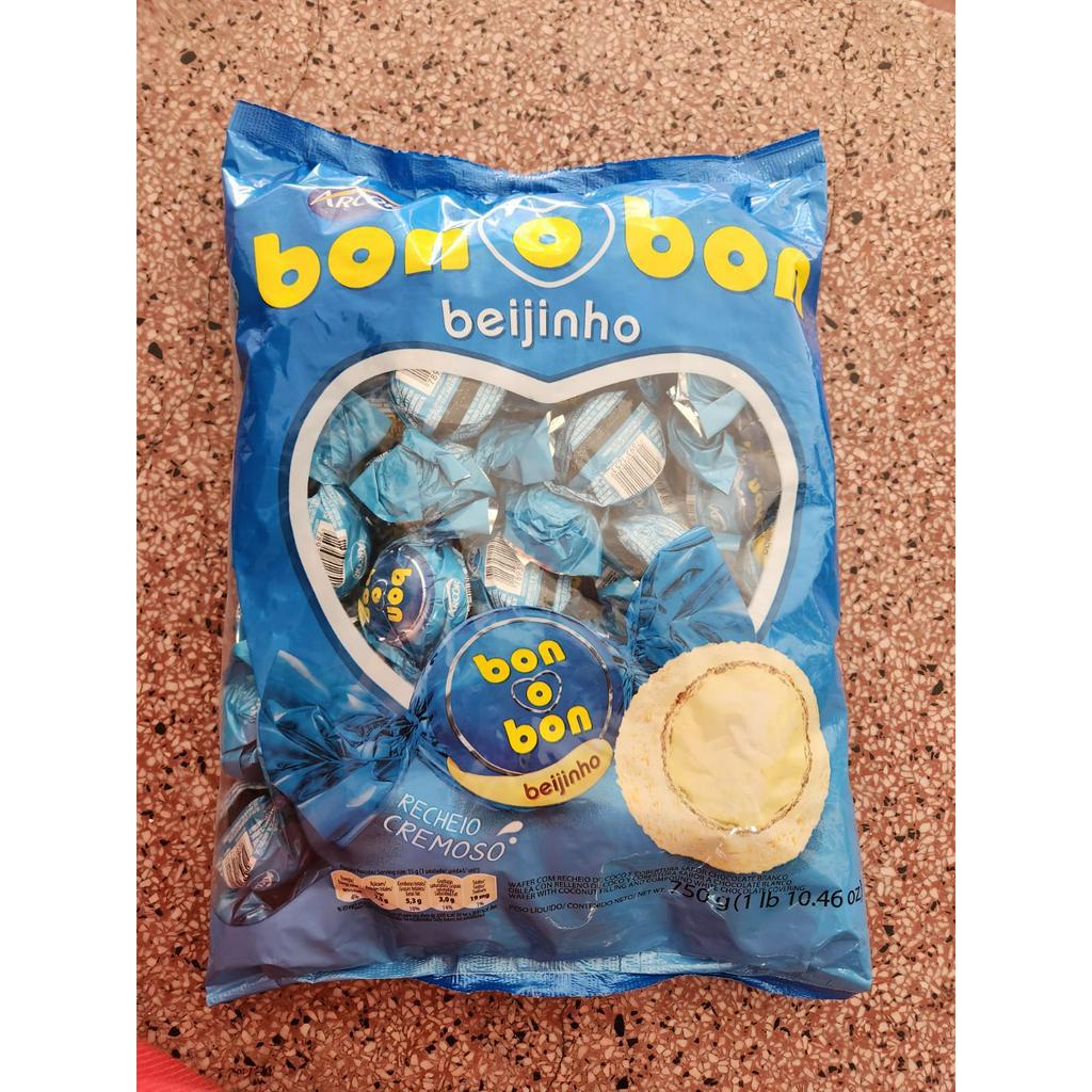 Pacote Bombom Bonobon Beijinho Com 50 Unidades - Arcor | Shopee Brasil