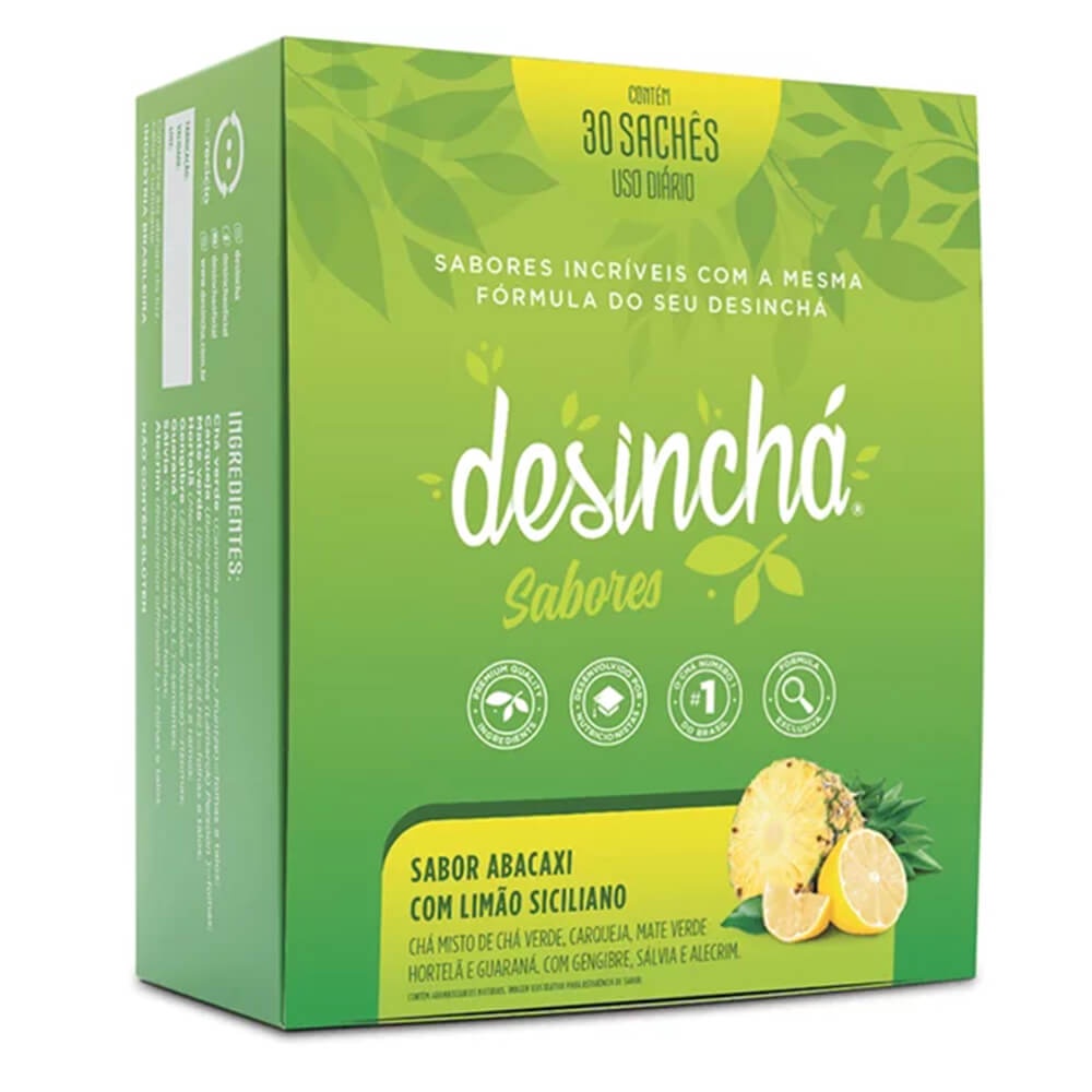 Desinchá Sabores 30 Sachês 100% Original - Desinchá | Shopee Brasil