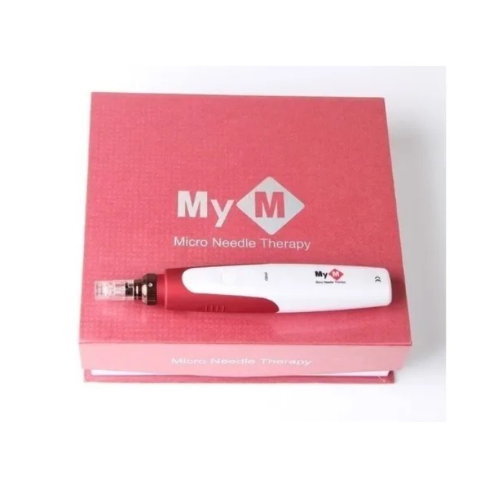 Dermapen Caneta Mym Microagulhamento com 2 Cartuchos de 12 agulhas ...