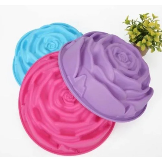 Forma Silicone Para Bolo Torta Mousse Formato Flor - BJ6820 | Shopee Brasil