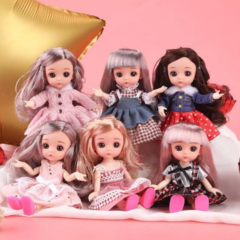 Boneca BJD Doll Articulada 16CM Asian Abjd Ball Jointed Doll Brinquedo ...