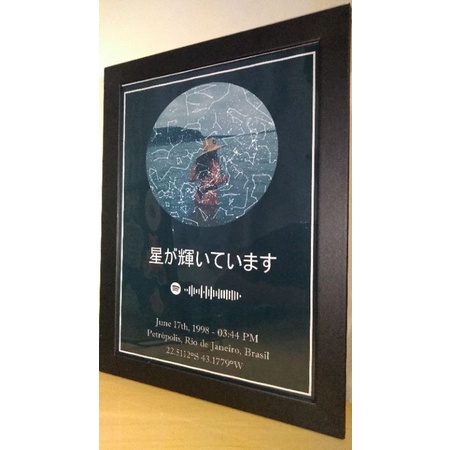 Quadro Estrelado/ Mapa do Céu A4 | Shopee Brasil