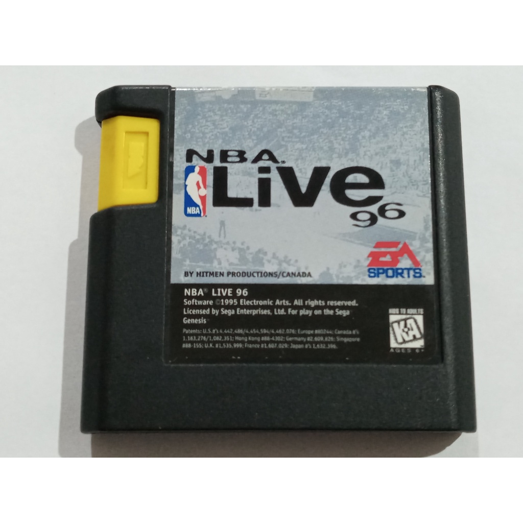 NBA Live 96 p/ Mega Drive Cartucho ORIGINAL | Shopee Brasil