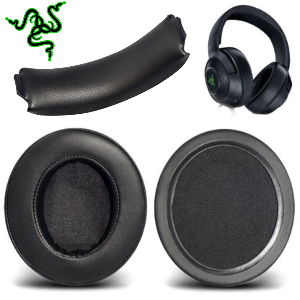 Espuma Almofada Earpads Razer Kraken X, Kraken X Lite, Kraken X USB ...
