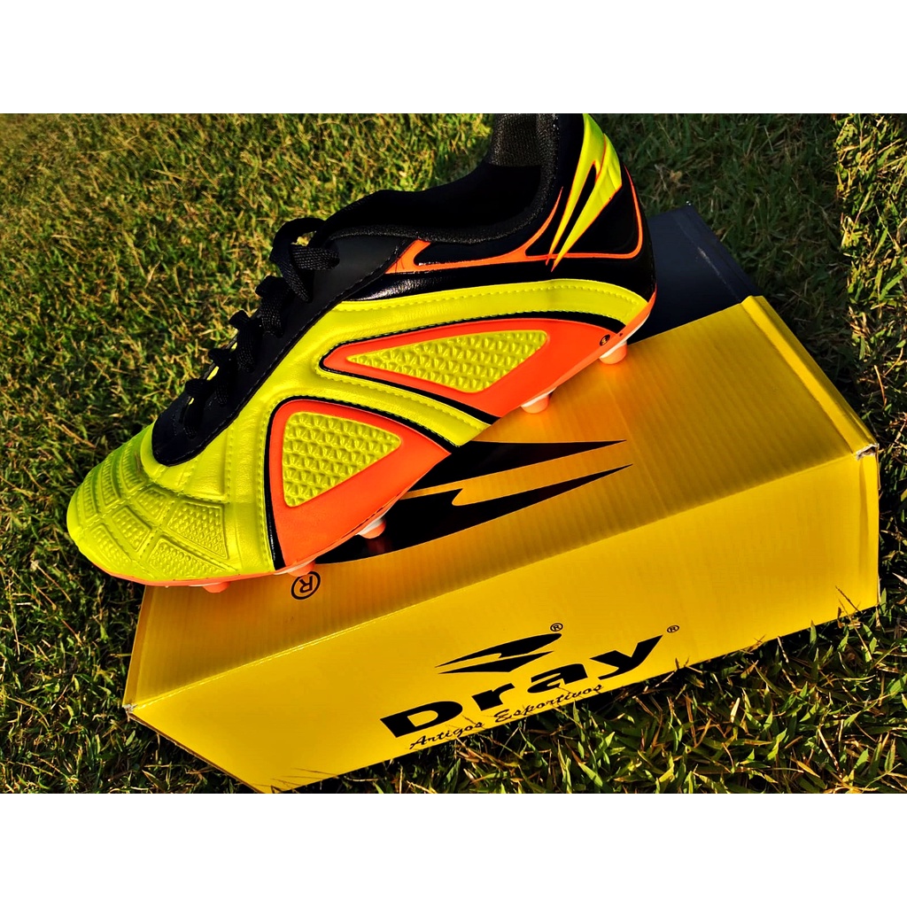 Chuteira Campo Dray - Produto Original - LIQUIDAÇÃO | Shopee Brasil