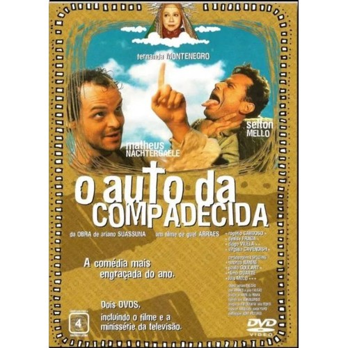 Dvd Original: O Auto Da Compadecida Filme + Minissérie Duplo | Shopee ...