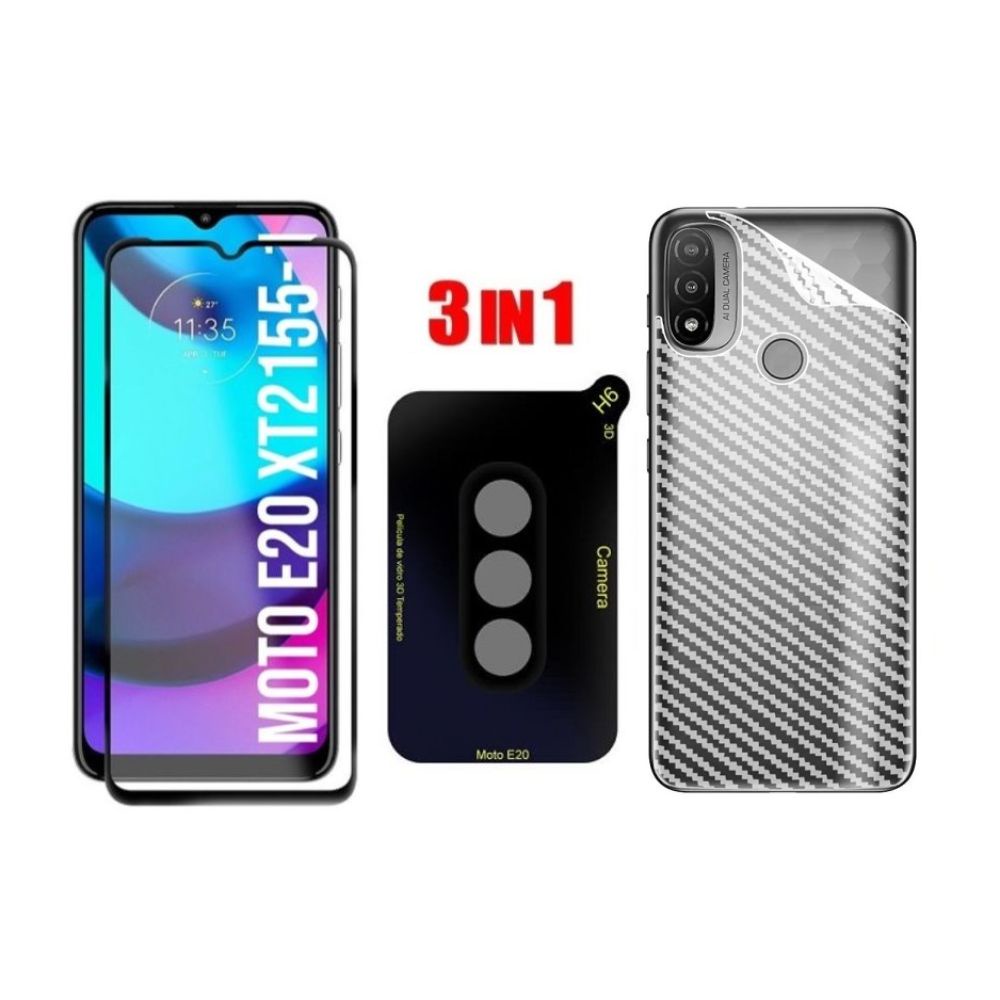 Pelicula De Vidro 3d Pelicula De Camera Traseira Skin Verso Fibra
