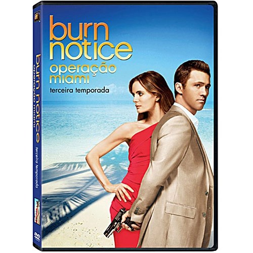 Box Burn Notice - Operação Miami - 3ª Temporada - 4 DVDs lacrados ...