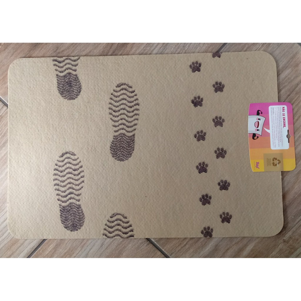 Capacho Eco Slim 3mm Pegadas e Pegadinhas | Shopee Brasil