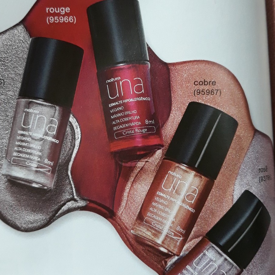 ESMALTE NATURA UNA CRISTAL - COLEÇÃO BRILHO, 8ml | Shopee Brasil