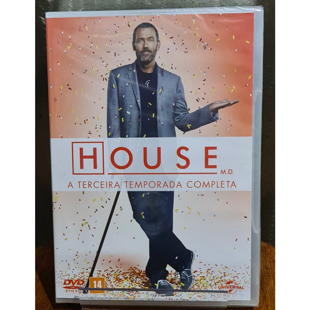 DVD House 3 Temporada (Lacrado, dublado) | Shopee Brasil