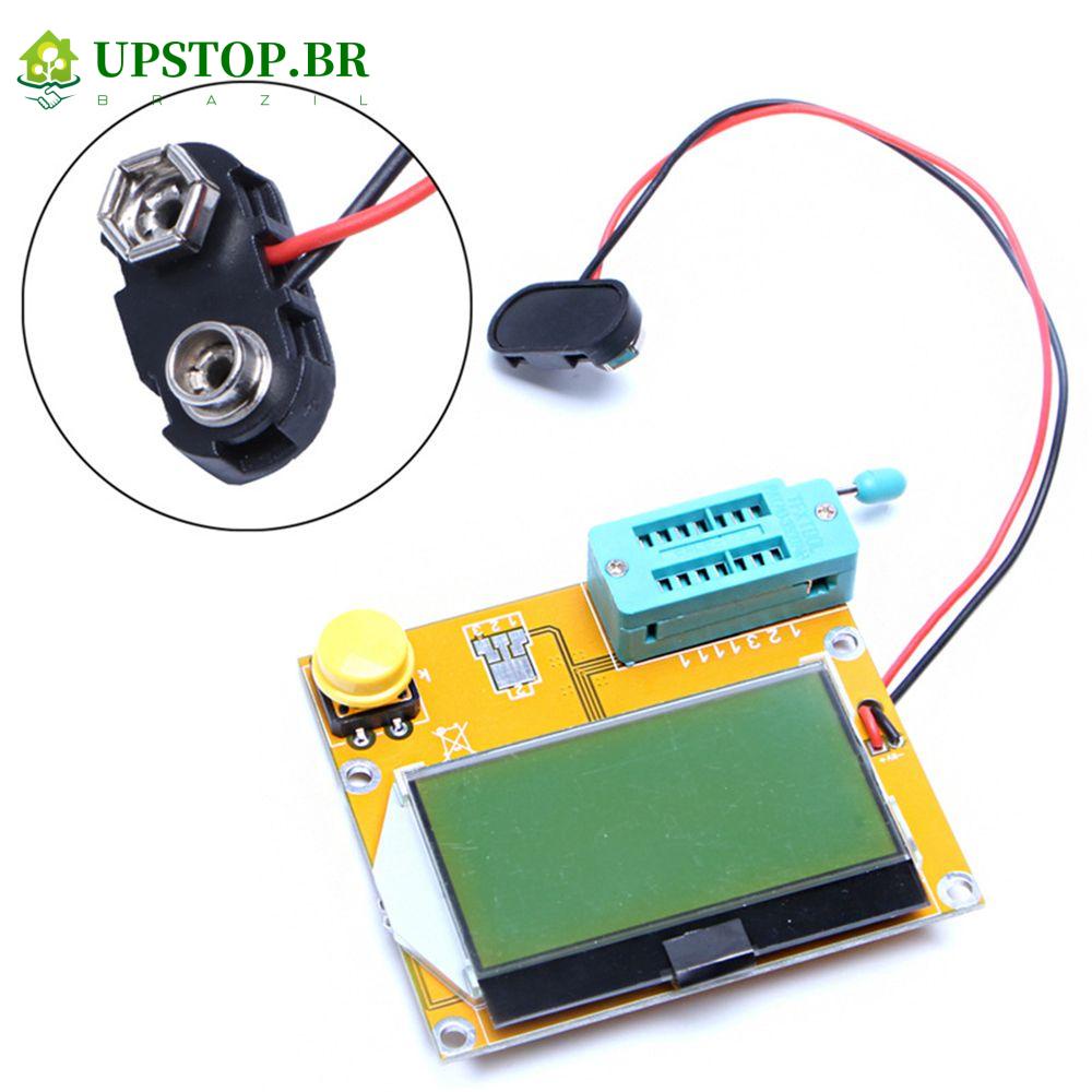 UPSTOP LCR-T4 Placa PCB Multifuncional MOS/PNP/NPN Com Tela LCD Digital ...