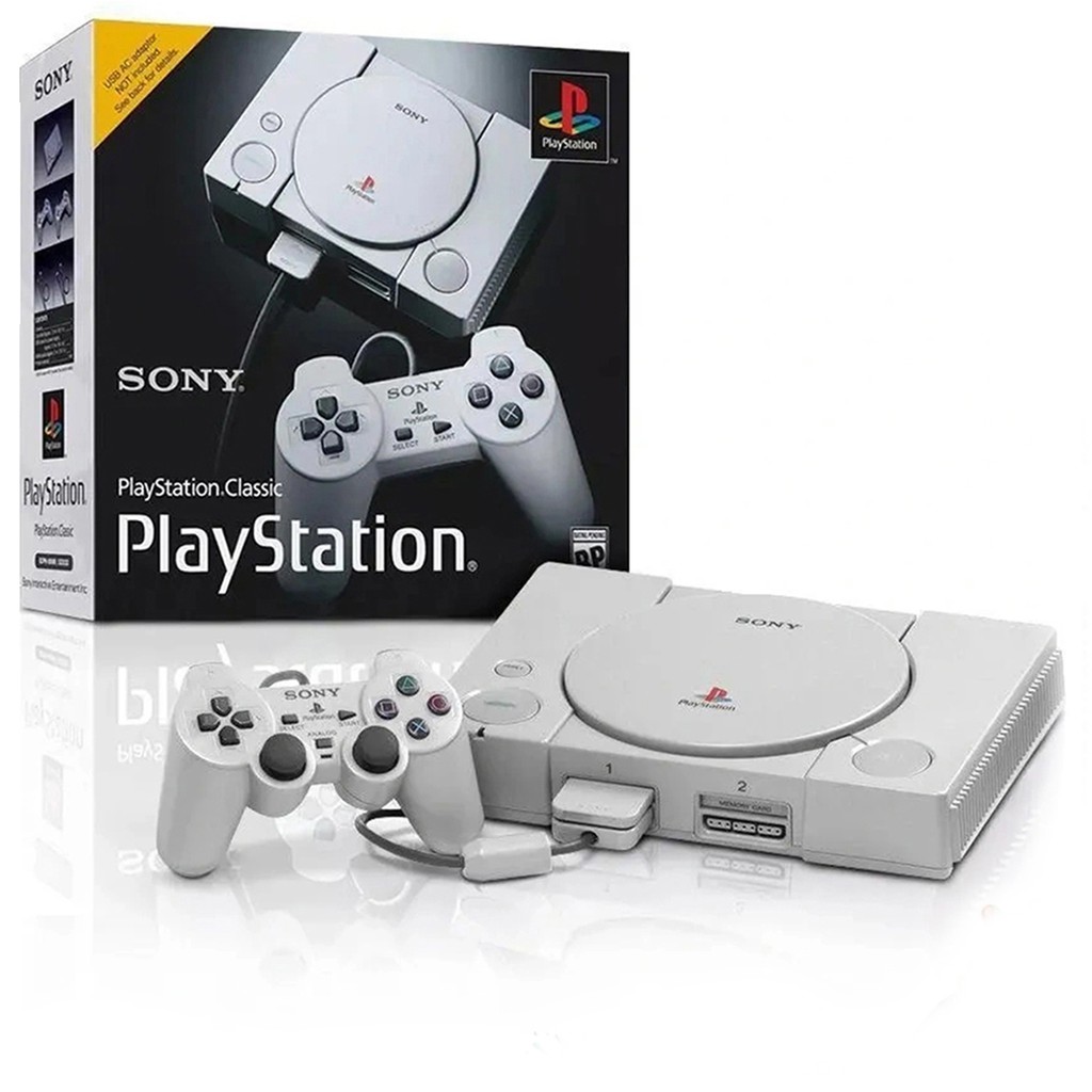 Mini Playstation 1 Retro Com 20 Jogos Clássicos e Mais 2 Controle | Shopee Brasil