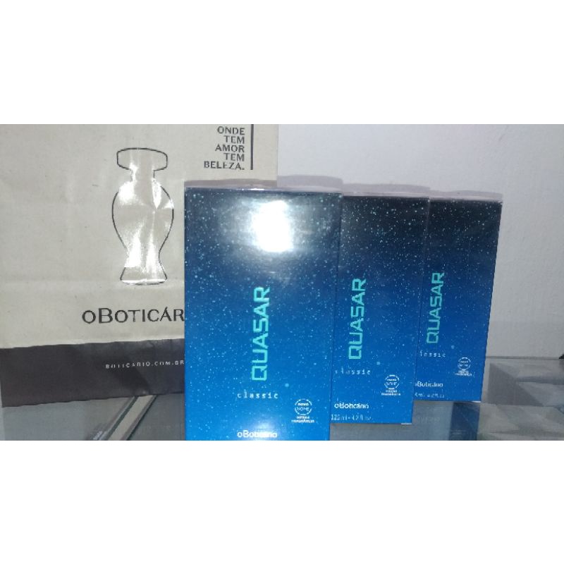 Quasar Classic Desodorante Colônia O Boticário - 125ml | Shopee Brasil