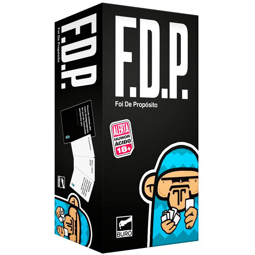 Fdp Foi De Propósito Jogo De Cartas Buró F.D.P Português Original ...