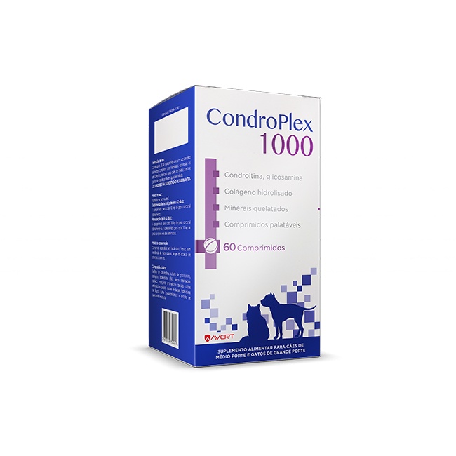 Condroplex 1000 60 comprimidos | Shopee Brasil