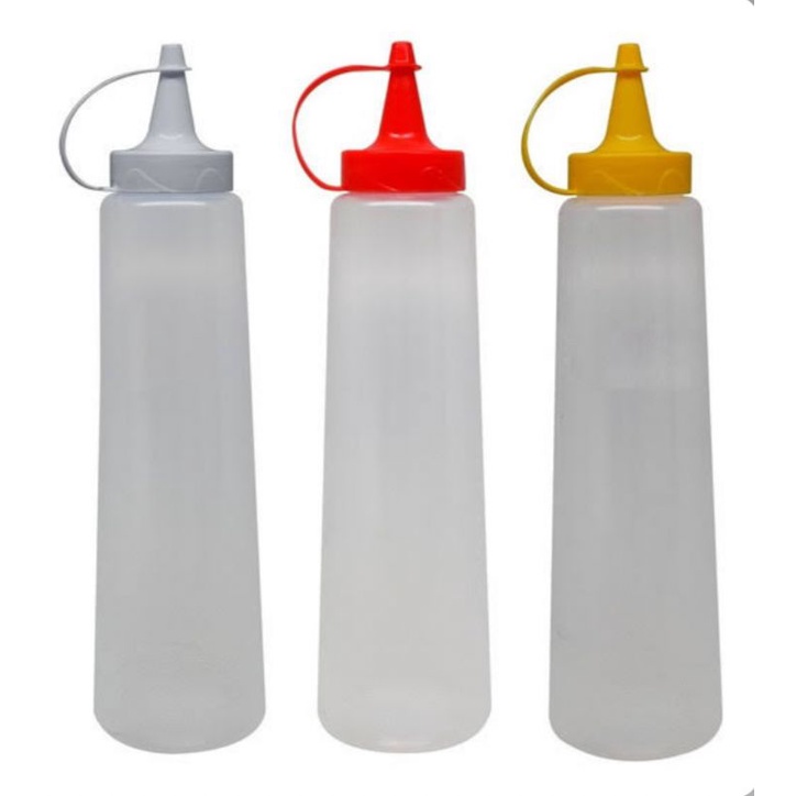 Bisnaga Plástica para Molhos em Geral como Ketchup, Maionese, Mostarda, Pimenta, Azeite, Vinagre ...