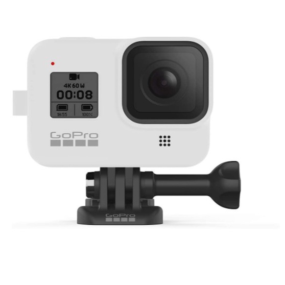 GoPro Manga + cordão (HERO8 Preto) Branco Hot - Acessório oficial GoPro ...