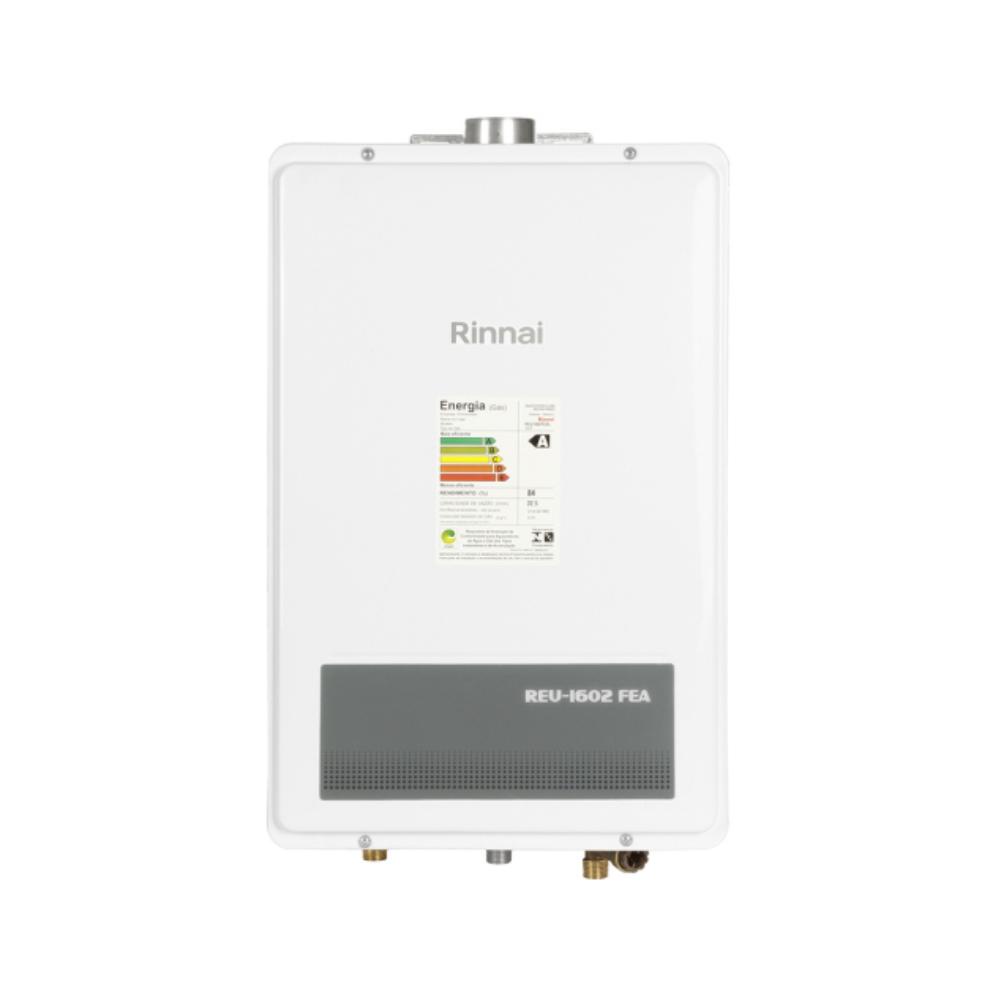 Aquecedor Rinnai 22,5 litros - 1602 FEA - GN (Digital) | Shopee Brasil